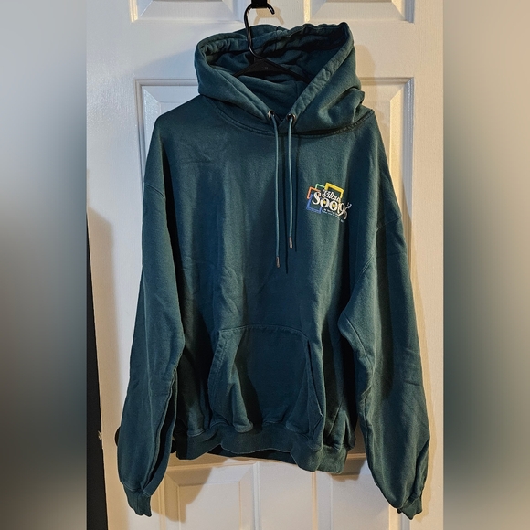 Wilbur Soot | Tops | Wilbur Soot Washed Green Computing Hoodie | Poshmark
